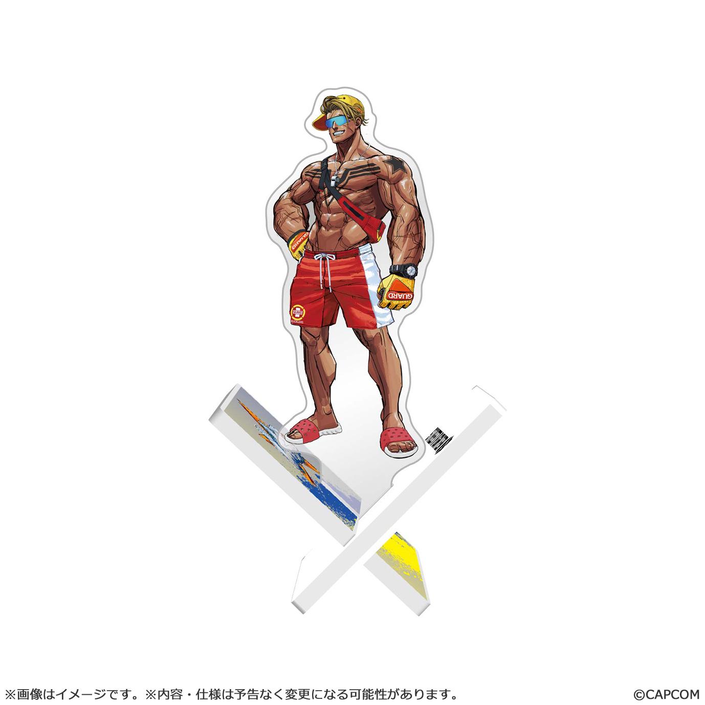 STREET FIGHTER VI Street Fighter 6 batten acrylic stand LUKE Outfit 4 ...