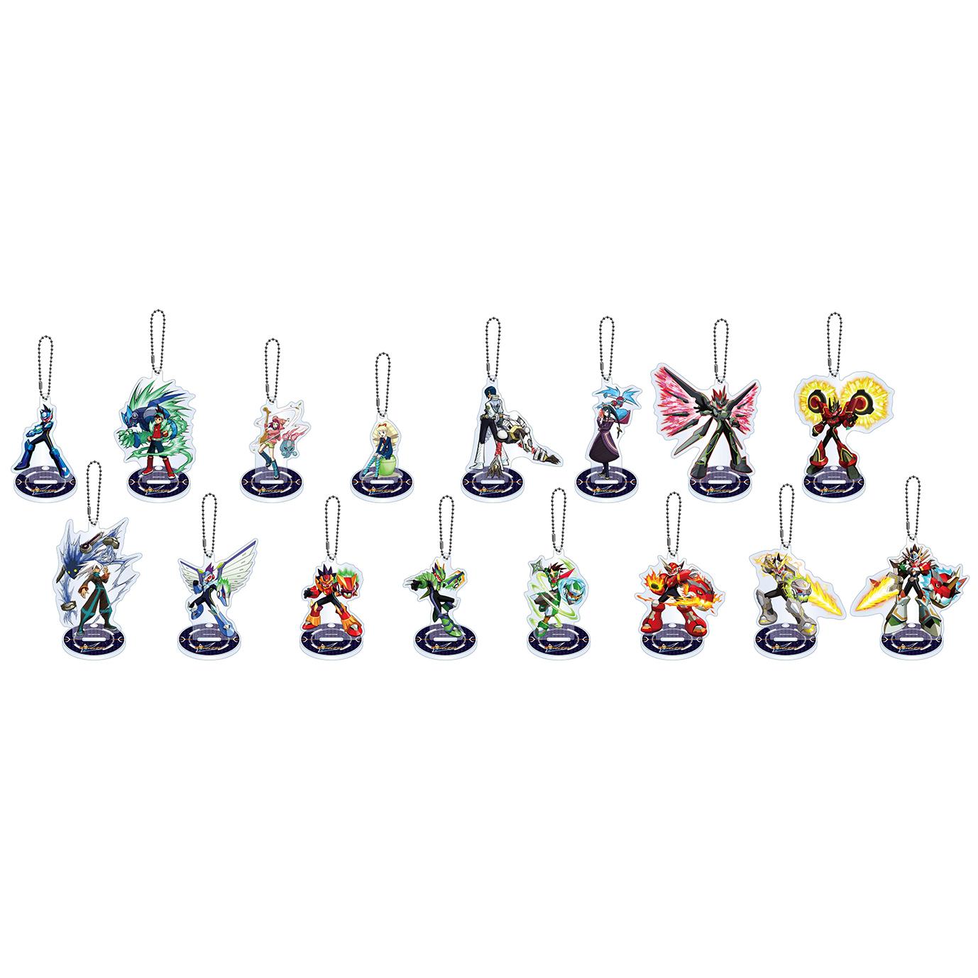 (Blind) Mega Man Star Force Mega Man Star Force acrylic stand Keychain ...