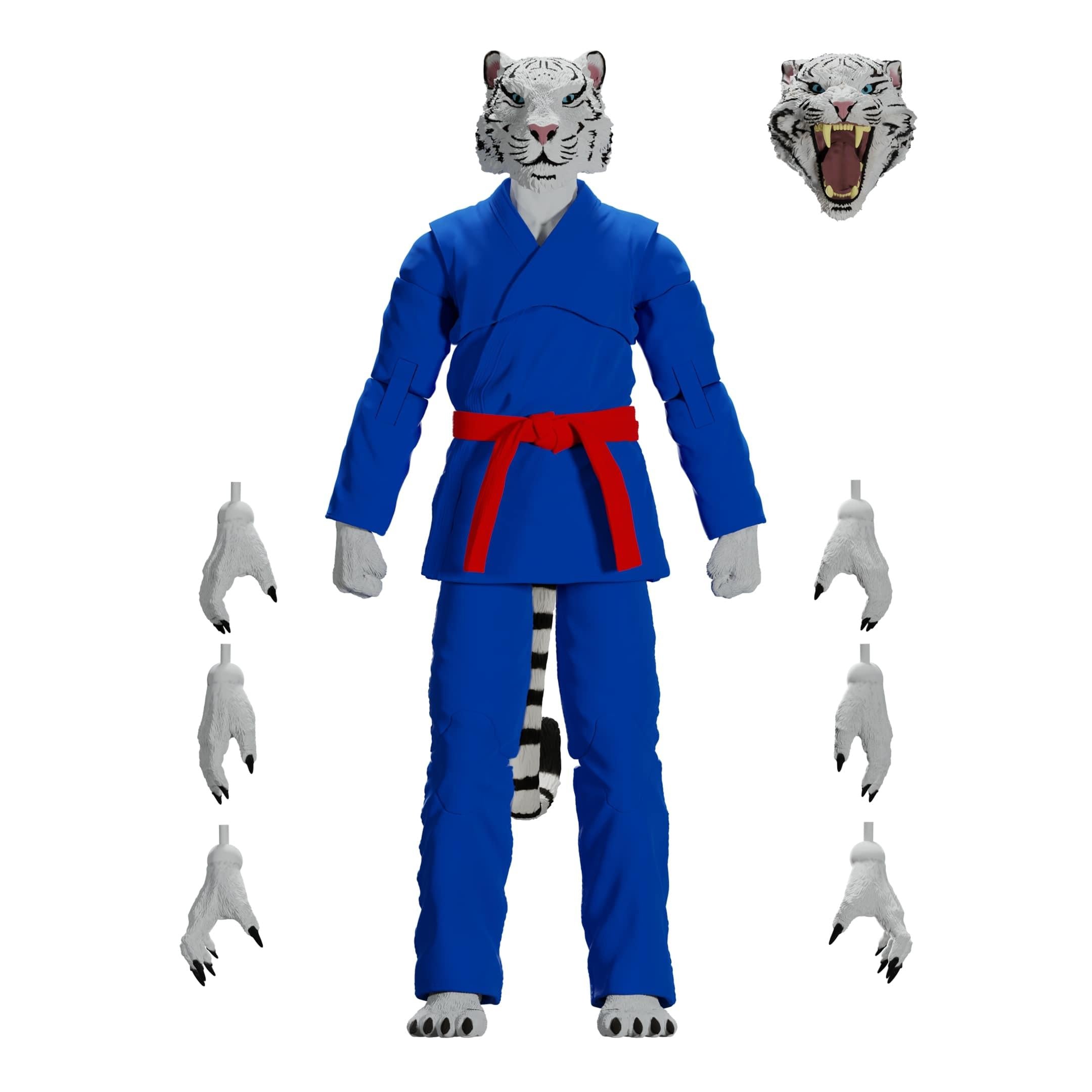 ZOO JITSU FIGHTERS TAJ THE WHITE TIGER ACTION FIGURE - BLUE GI ...